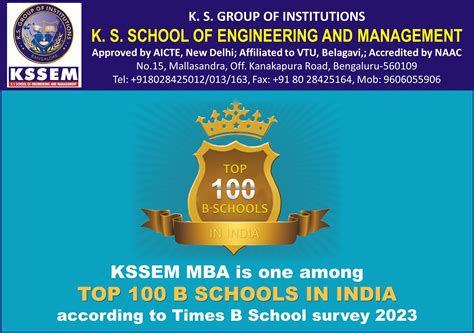 Kssem Best College For Engineering And Management In Bangalore