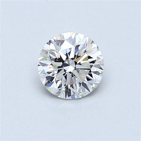 1 Pcs Diamond Natural 050 Ct Round E Vvs1 Gemological