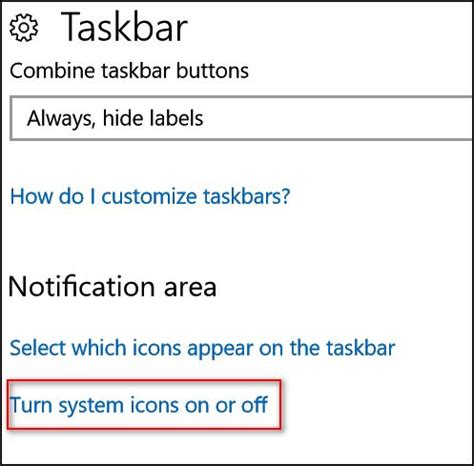 Customize Your Windows 10 Notification Area