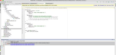 Android Studio Gradle MyApplication Project Refresh Failed Stack Overflow