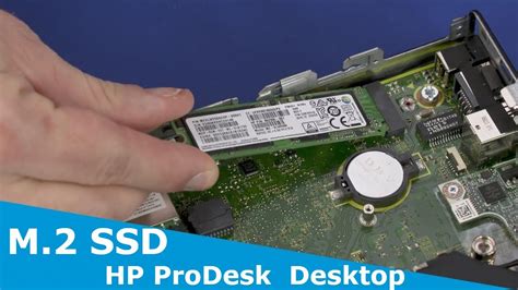 How To Upgrade How To Replace M Ssd On Hp Prodesk G Desktop Sff Pc Youtube