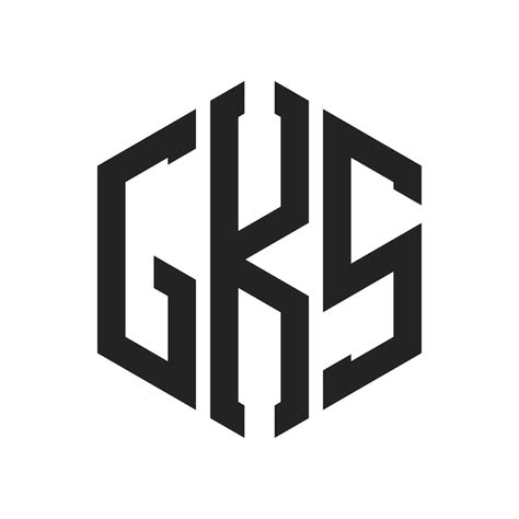 Premium Vector Gks Logo Design Initial Letter Gks Monogram Logo Using