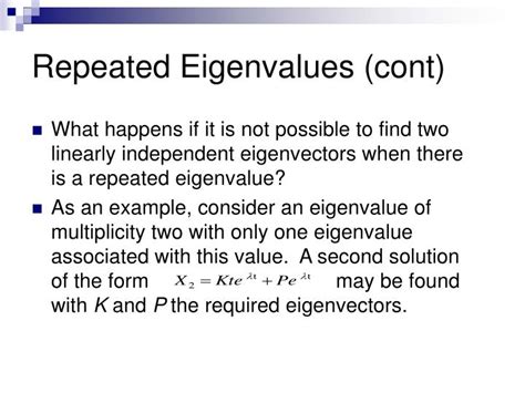 ppt finding eigenvectors powerpoint presentation id 703195