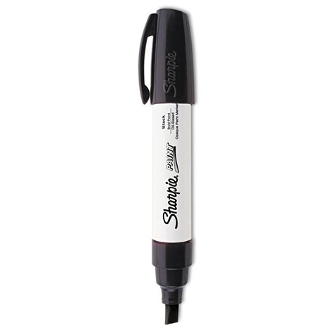Sharpie Permanent Paint Marker Extra Broad Chisel Tip Black BuyDirect