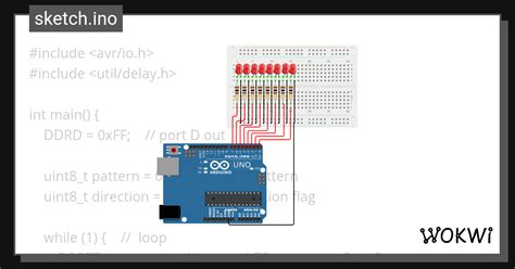Mbaassemblyknightrider Copy Wokwi Esp32 Stm32 Arduino Simulator