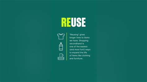 Reduce, Reuse, Recycle - YouTube