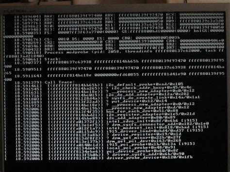 Linux Kernel Archive Kernel Bug With I915 In Intelsdvoddcproxyfunc