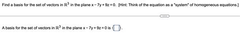 Solved Find A Basis For The Set Of Vectors In R In The Chegg Com