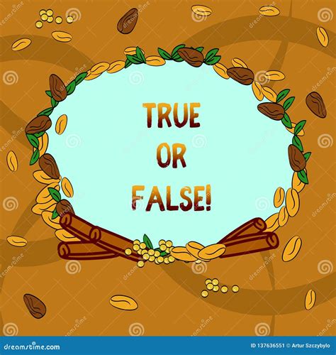 Text Sign Showing True Or Falsequestion Conceptual Photo Series Of
