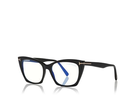 Blue Block Cat Eye Opticals Tom Ford Fashion