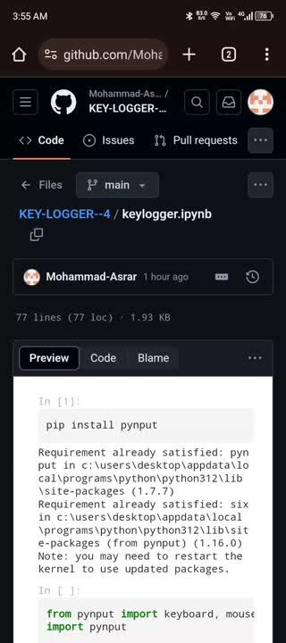 Video Mohammad Asrar On Linkedin Cybersecurity Keylogger