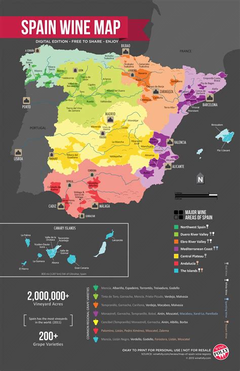 Map Of Spain Wine Regions Wine Folly