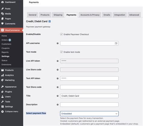 Configure The Woocommerce Plugin