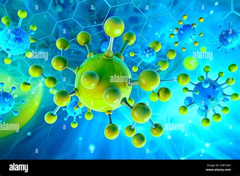 The Smallest Particle Of A Substance That Has All Its Basic Chemical Properties Stock Photo Alamy