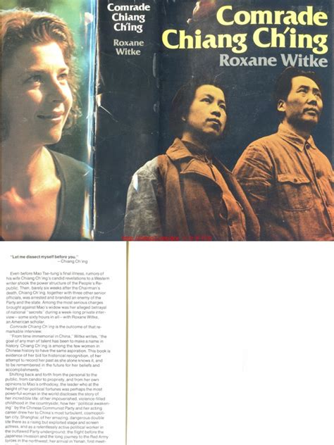 Roxane Witke Comrade Chiang Ching Jiang Qing 1977 Pdf Pdf