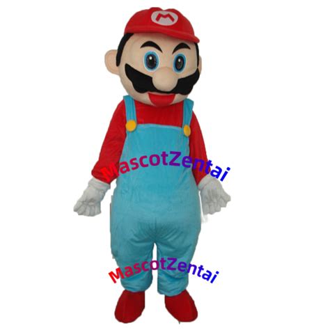 2nd Version Mario Mascot Adult Costume