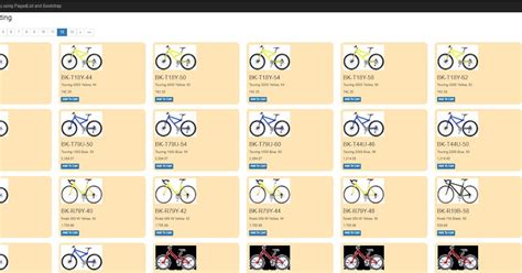 datalist in asp mvc with paging using pagedlist and bootstrap