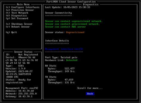 Network Connectivity Verification Fortindr Cloud Sensors Fortinet Document Library