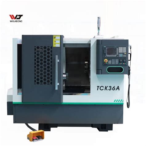 TCK A CNC Lathe With High Rigidity Slant Bed Wojie CNC