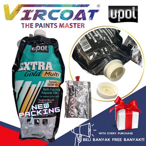 Upol Extra Gold Polyester Filler Body Repair Body Filler Auto
