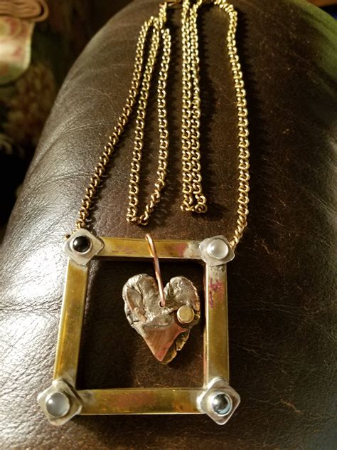 Vintage Artisan Robin Lee Becker Pendant Etsy