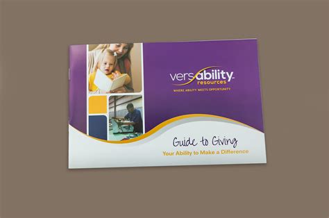 Versability Resources Guide To Giving Howell Creative Group