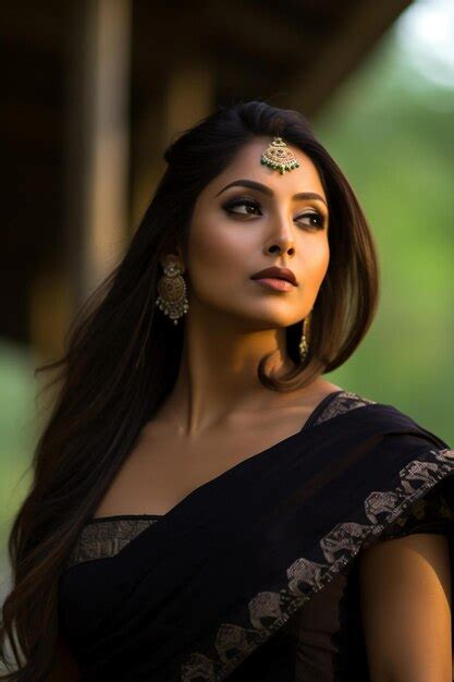 Premium Ai Image Beautiful Girl Golden Hour