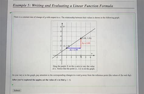 Solved Example Writing And Evaluating A Linear Function Chegg Com