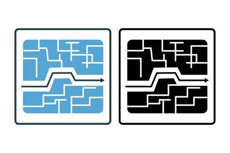 Maze Icon Icon Related To Problem Solving Icon Suitable For Web Site Design App User