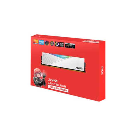 Xpg Lancer Rgb Ddr5 5200 32gb 2x16gb Memory Kit White