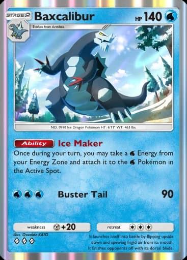 Baxcalibur Encantos De Paldea 36 131 3 Diamantes Pokémon Tcg Pocket