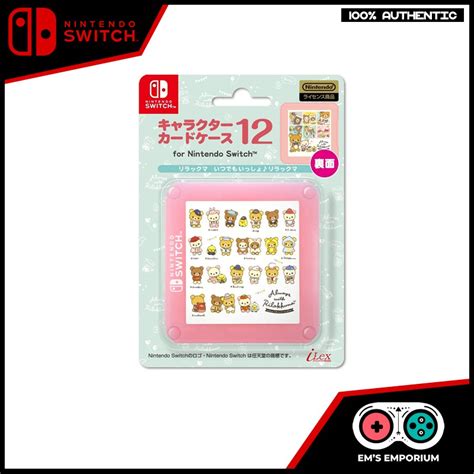 Nintendo Switch Cart Case 12 Carts Sumikko Gurashi And Rilakkuma Animal