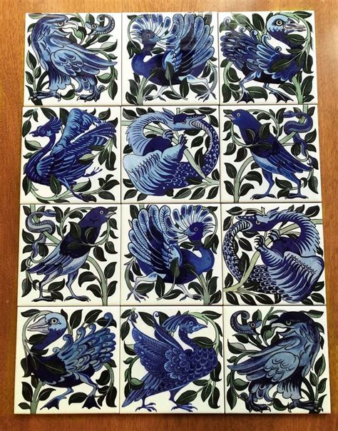 William De Morgan Pre Raphaelite Ceramics Art Nouveau Tiles Persian