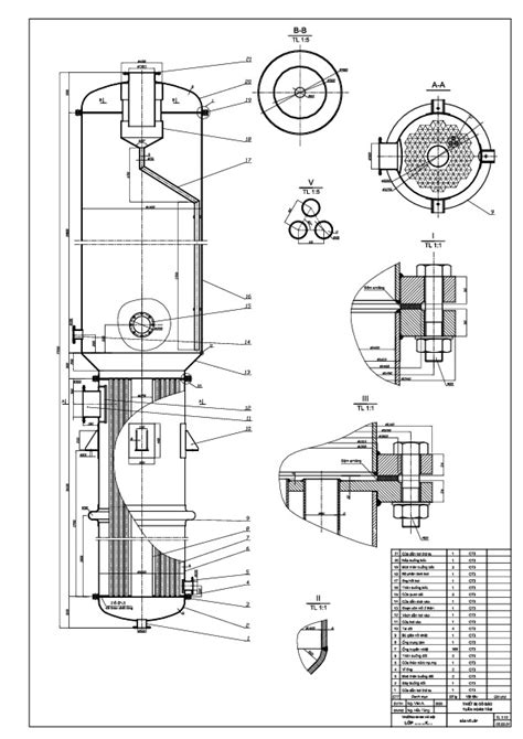 PDF Đồ Án Quá Trình Thiết Bị Trong Công Nghệ Hóa Học Đh Bách Khoa Hn Bản Vẽ Cô Đặc Ống Tuần