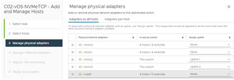 Configure ESXi NVMe TCP Host Virtual Networking SmartFabric Storage Software Deployment Guide