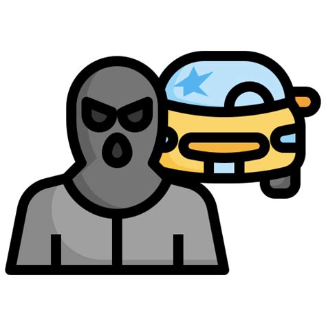 Robbery Surang Lineal Color Icon