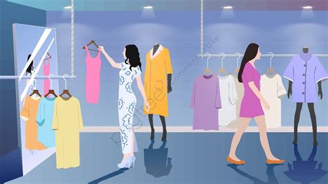 쇼핑 의류 벡터 일러스트 레이 션 스토어 의류 패션 일러스트 Pngtree 로열티 무료 Vector Illustration Clothes Illustration