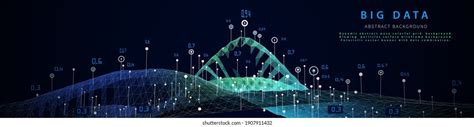 abstract background wireframe algorithm analyze data stock vector