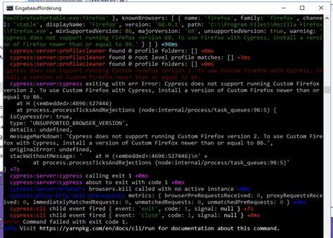 Support Portable Firefox · Issue 27123 · Cypress Iocypress · Github