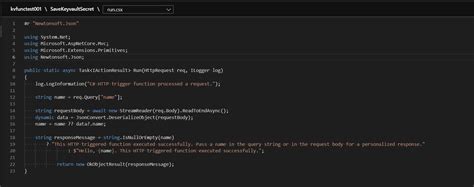 Keyvault And Azure Functions Christian Vierkant