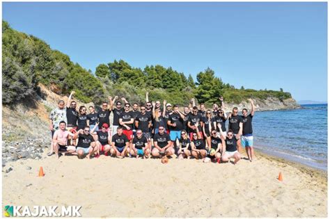 Kajak Mk On Linkedin Првиот јунски тим билдинг во Грција Кајак
