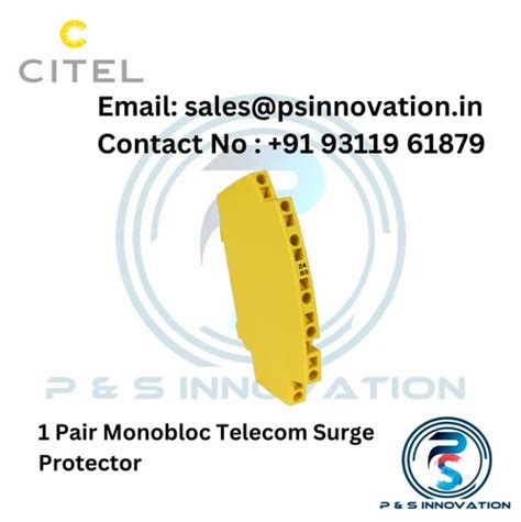 1 Pair Monobloc Telecom Surge Protector At ₹ 1700 Piece Power Surge Protector In Noida Id