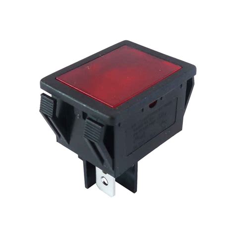 Rectangular Indicator Light Red