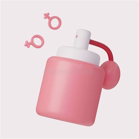 Feminine Perfume Spray Bottle With Gender Icon For International Women