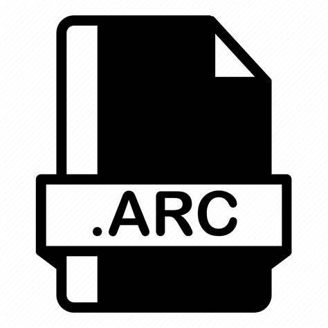 Arc File Format Extension Document Icon Download On Iconfinder