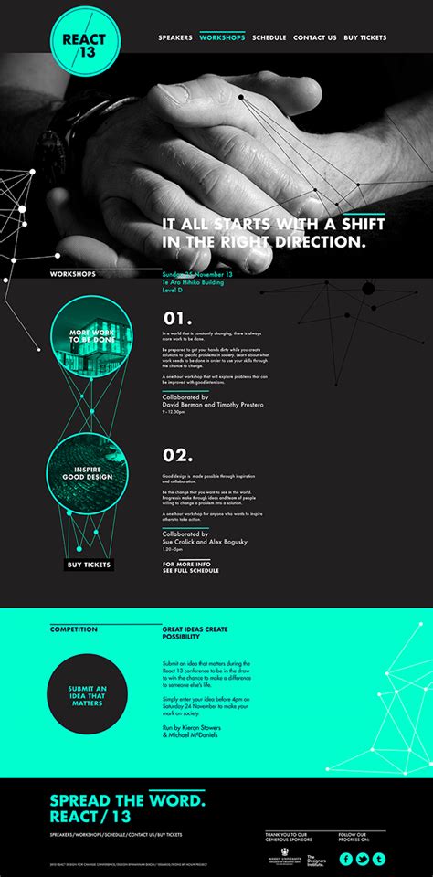 React Conference Website Design On Behance