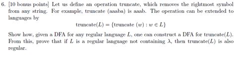 solved 6 [10 bonus points let us define an operation