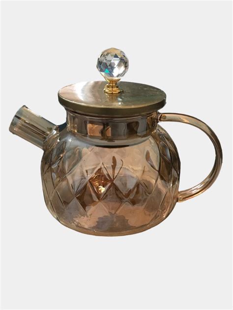 Купить Чайник заварочный из жаропрочного стекла, с металлической ...