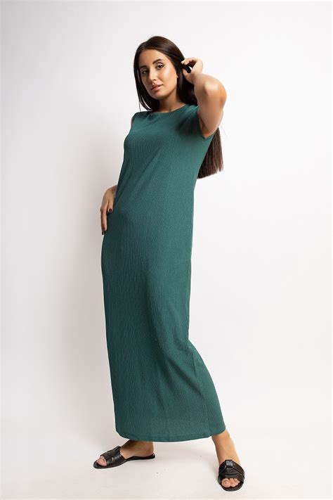Plain Long Cut Dress Believe Casuals