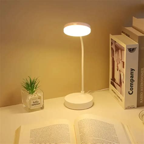 1개 10 Led 데스크 램프 Usb 충전 포트 3단계 레벨 터치 컨트롤 화이트 Temu Republic Of Korea